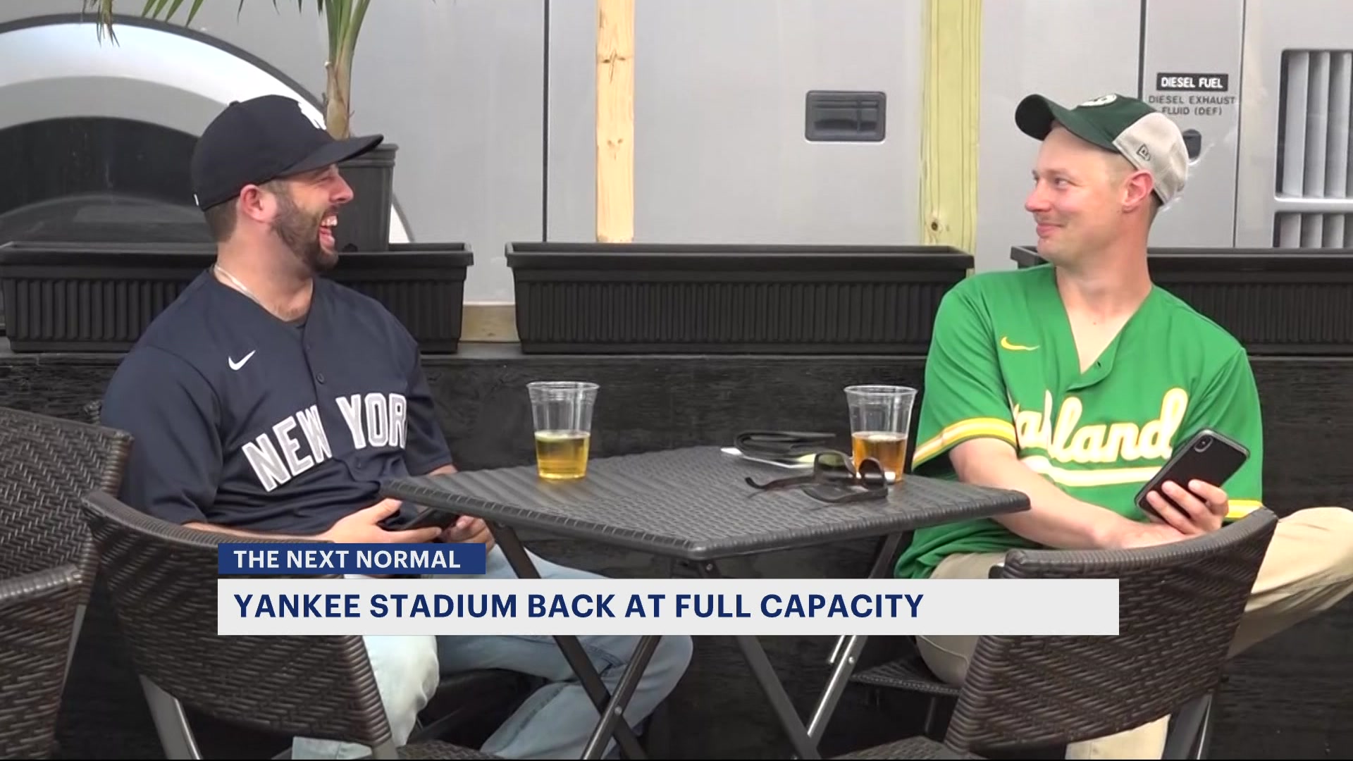 Fans pack bars as Yankee Stadium reopens to full capacity
