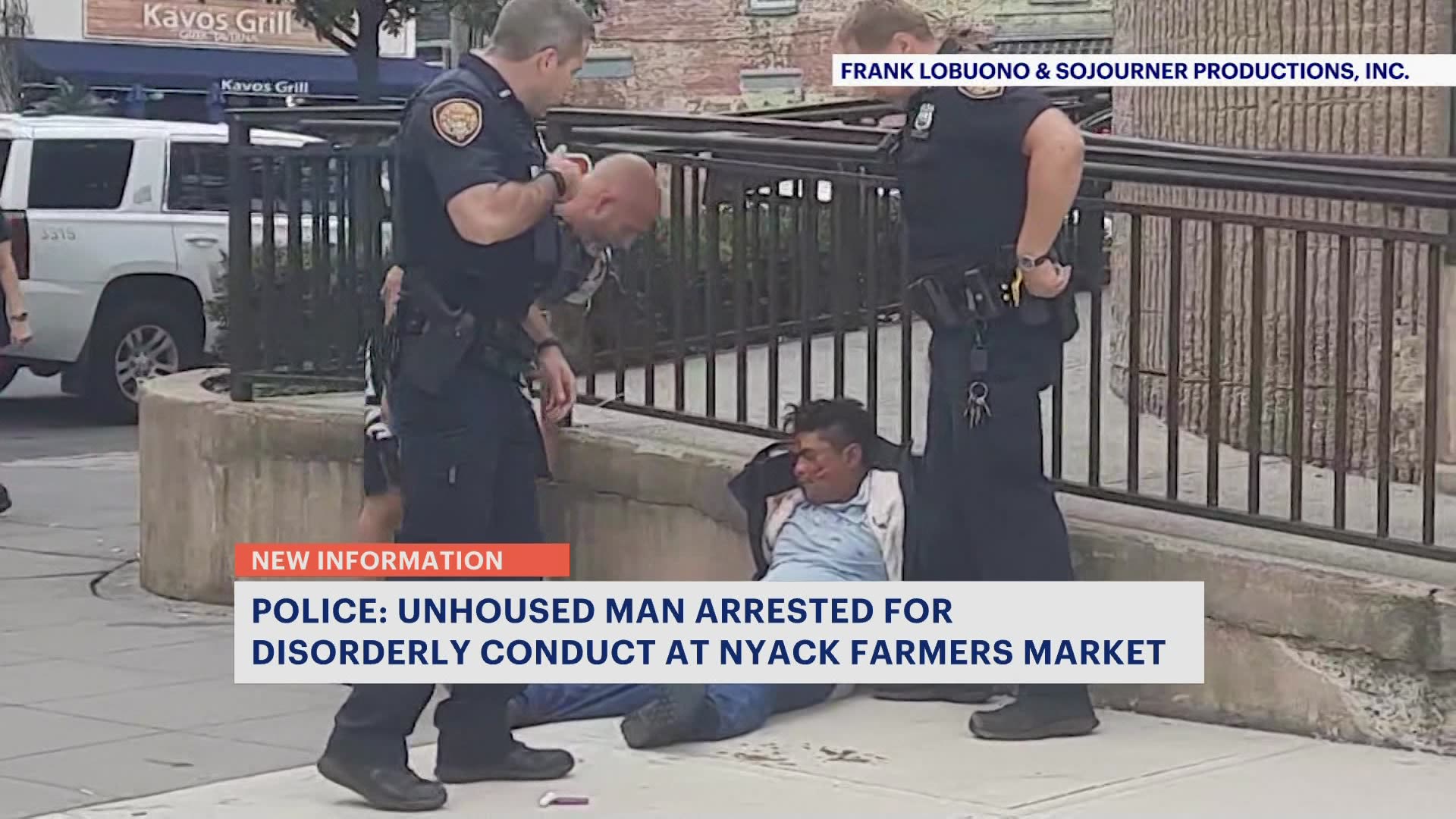 Witness shares video of Nyack arrest Thursday