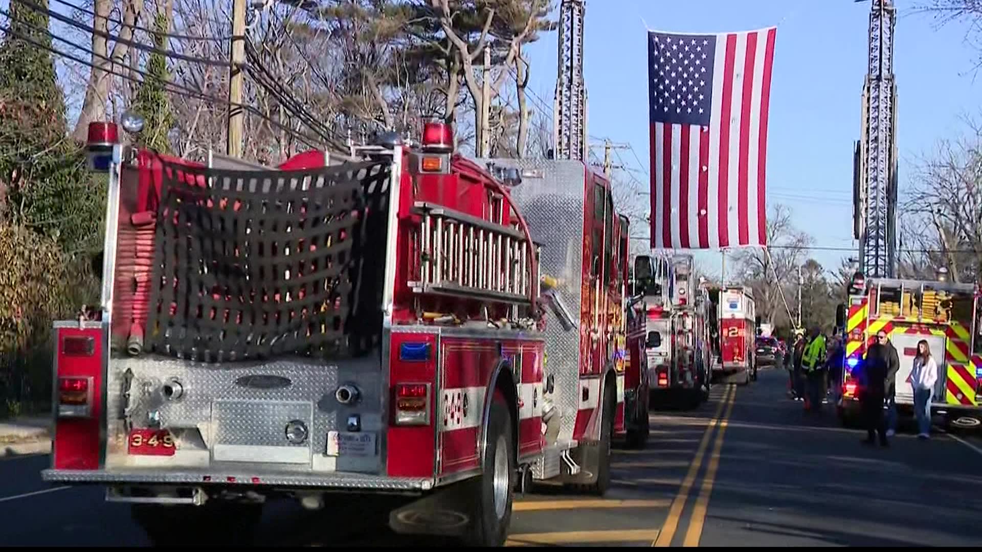 Procession held as body of fallen FDNY firefighter returns to hometown ...