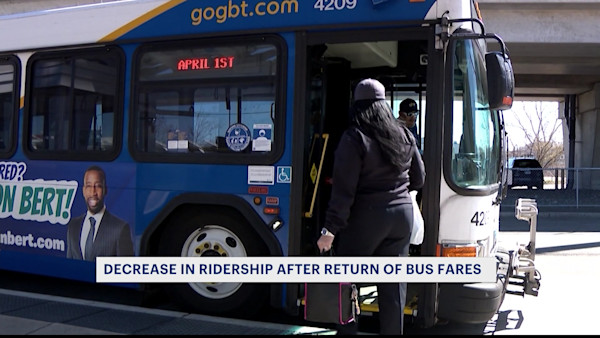 Greater Bridgeport Transit ridership deceases as fares are reinstated
