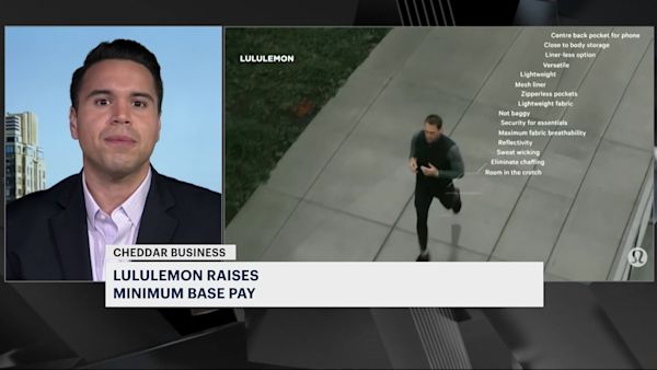 Lululemon set to raise employee minimum base pay