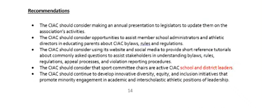 Despite criticism of CIAC, task force recommends few changes to group ...