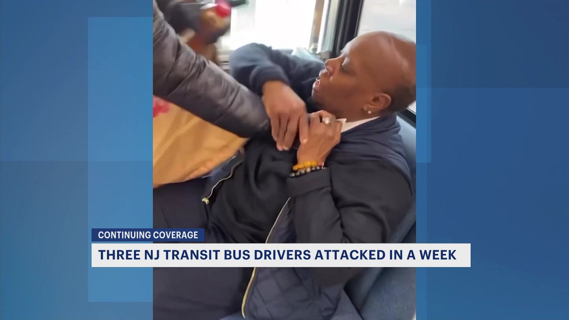 Police: 3 New Jersey Transit bus drivers attacked in past week