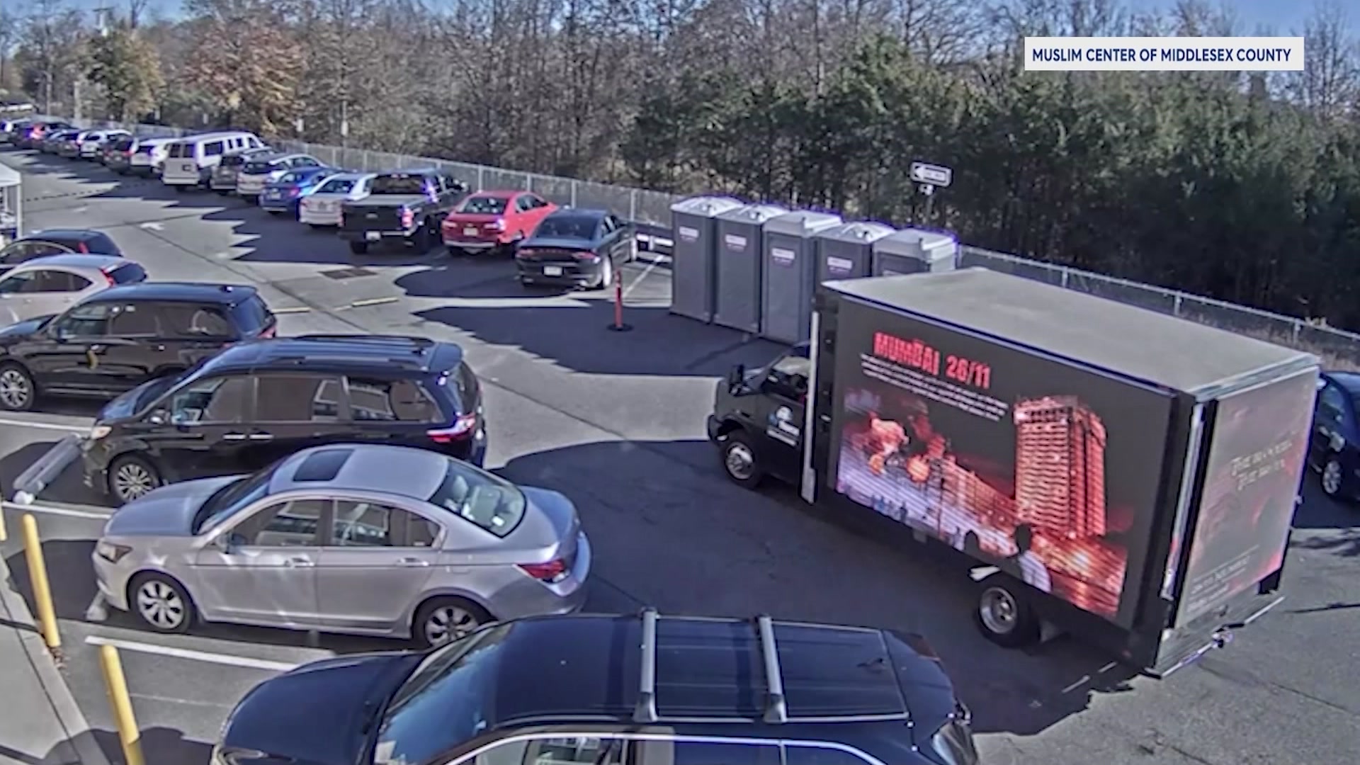 Questions remain after truck with anti-Muslim images circled Islamic ...