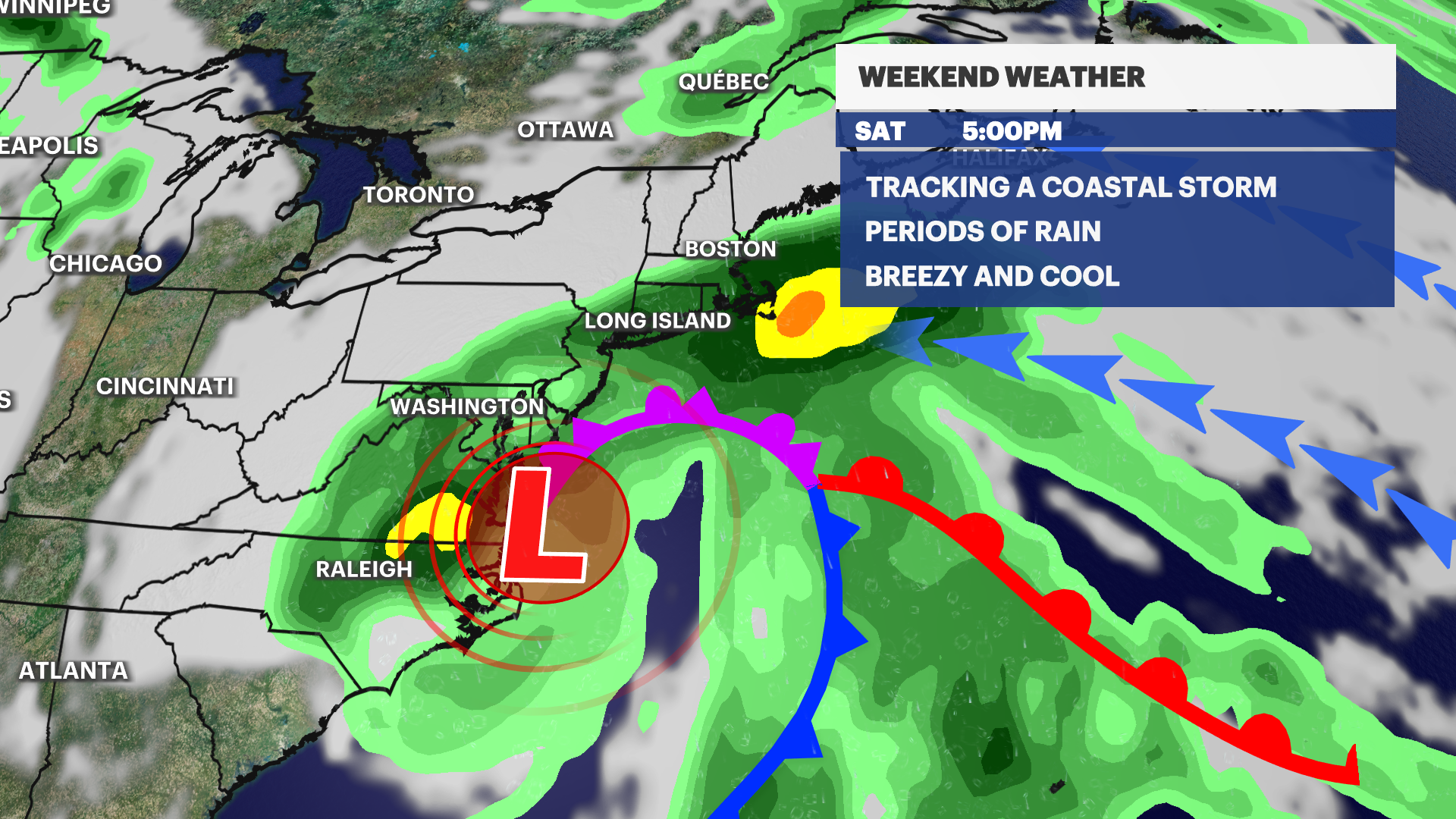 Sunny and warm Thursday ahead of rainy weekend