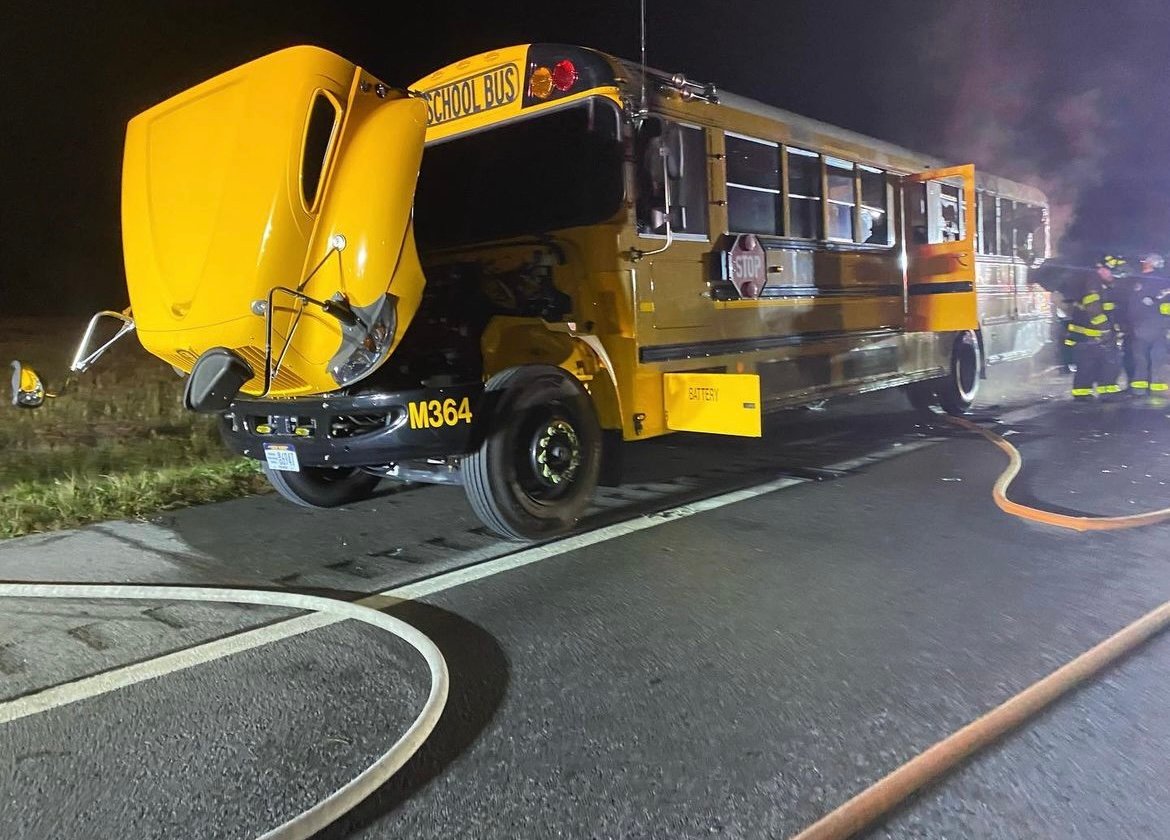 Minisink student athletes, driver OK after fiery bus crash on I-84