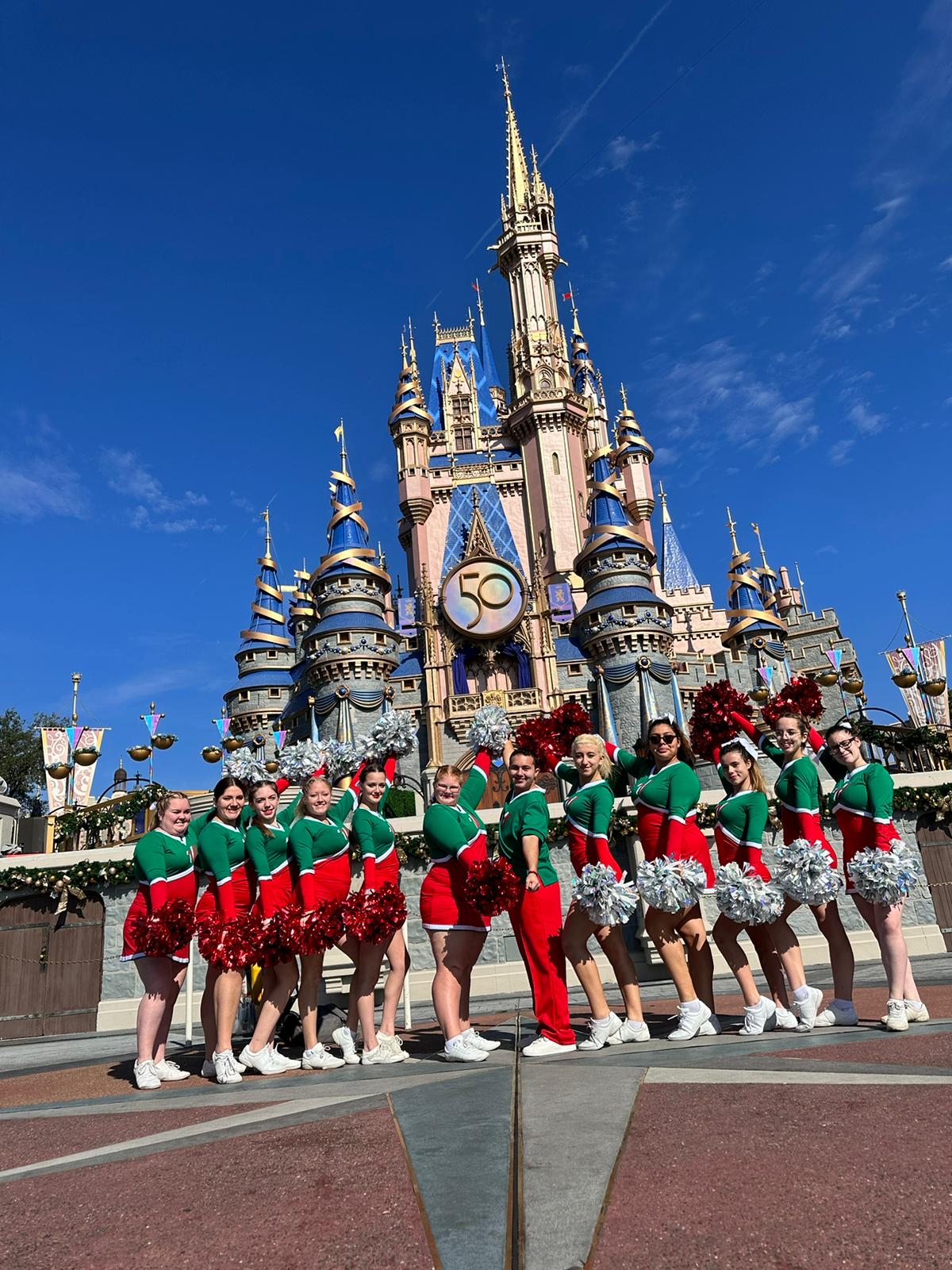 Hudson Valley cheerleaders perform at Disney