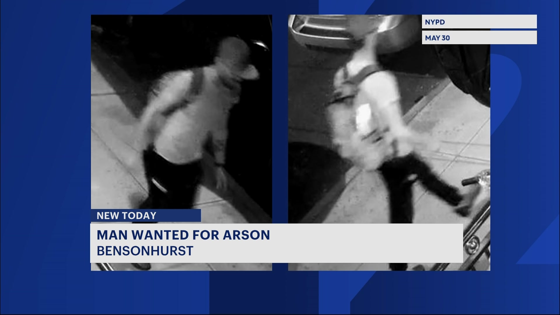NYPD: Suspect of possible arson fire in Brooklyn wanted
