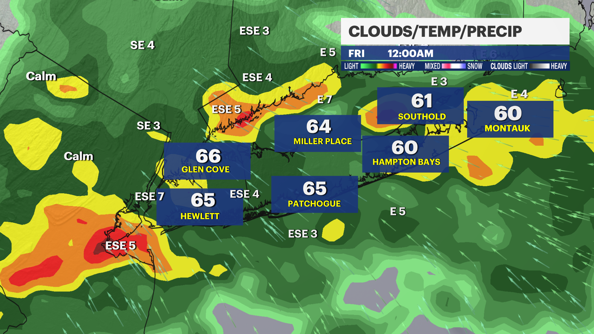 Tracking some spotty showers into Thursday, clearing by Friday