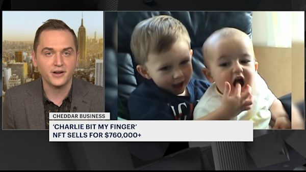 Viral ‘Charlie bit my finger’ video sells for $760,000 as an NFT