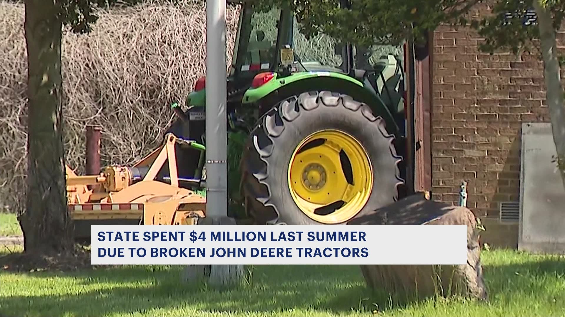 State spends $4 million on lawn mowing contracts after 3 John Deere ...