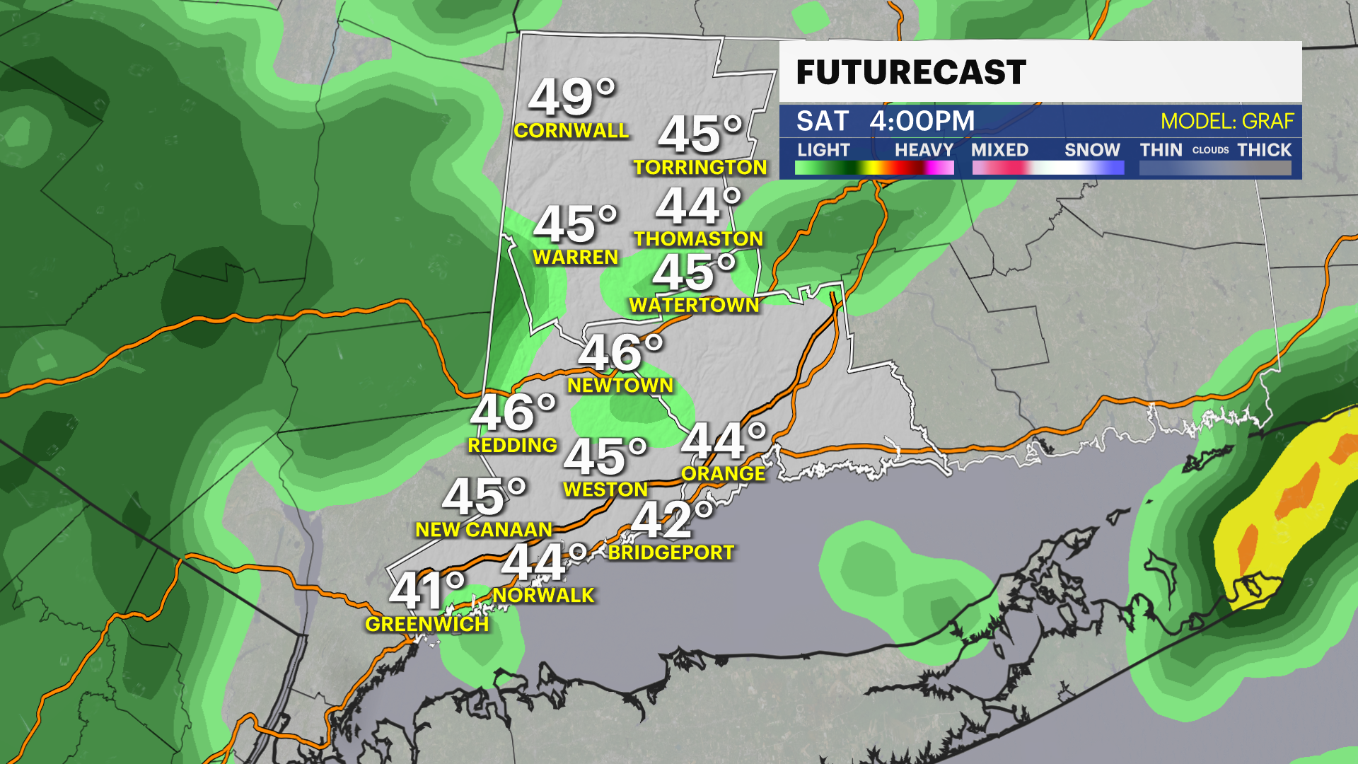 Spectacular Friday with highs in the 50s; soggy day for New Year's Eve