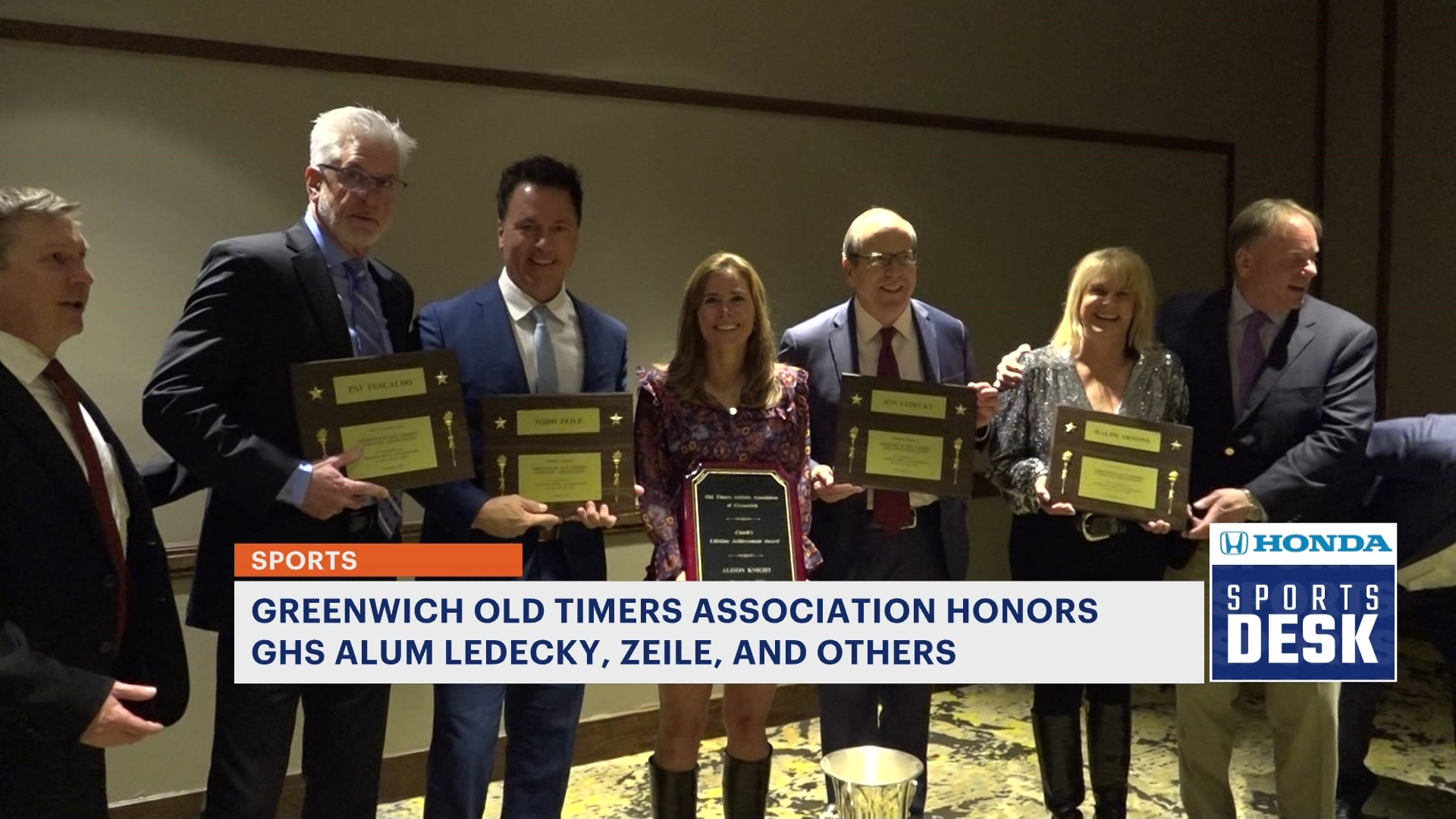 Greenwich Old Timers Association honors Islanders co-owner, Zeile