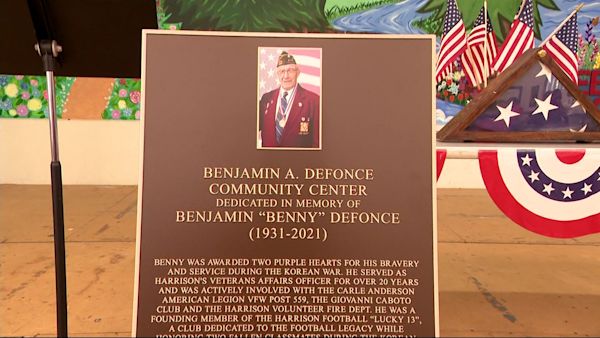 Harrison Community Center renamed for veteran who also served community