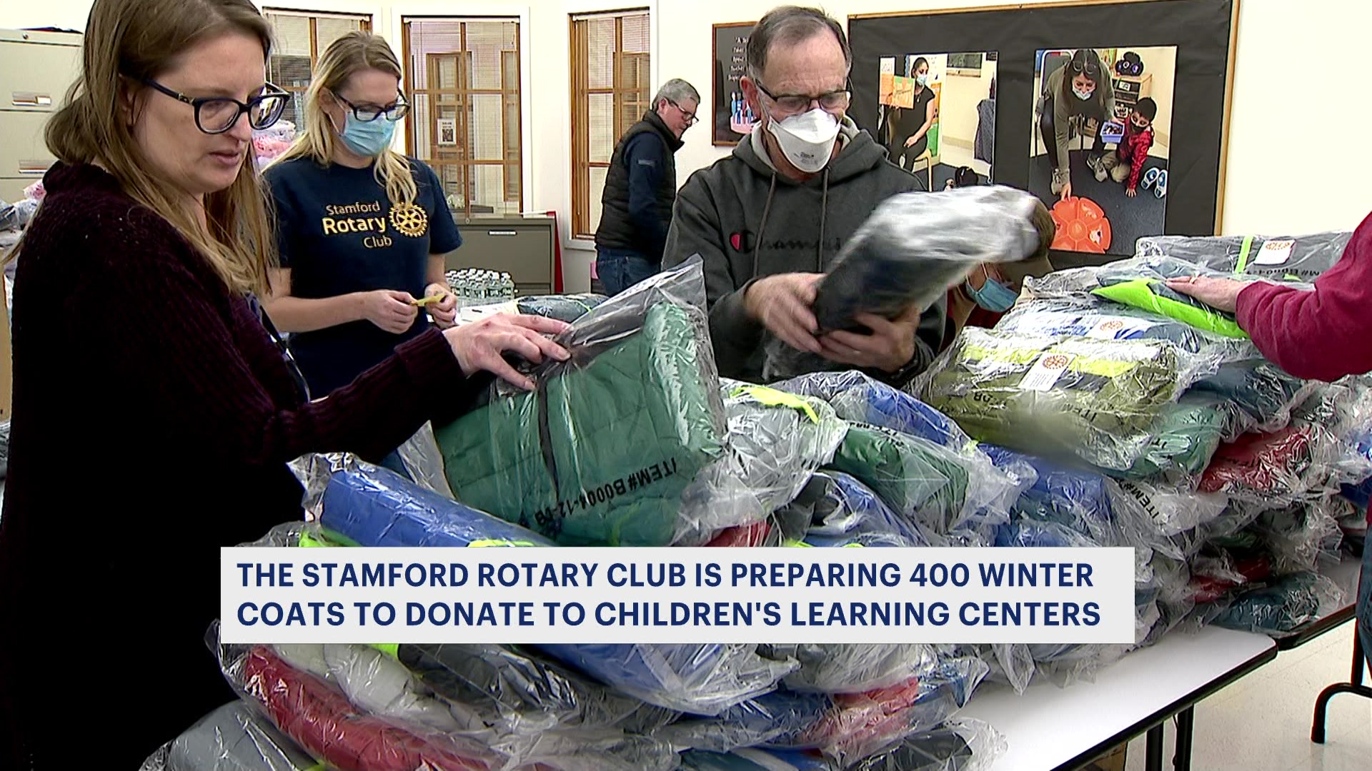Stamford Rotary Club prepares to donate 400 winter coats to children ...
