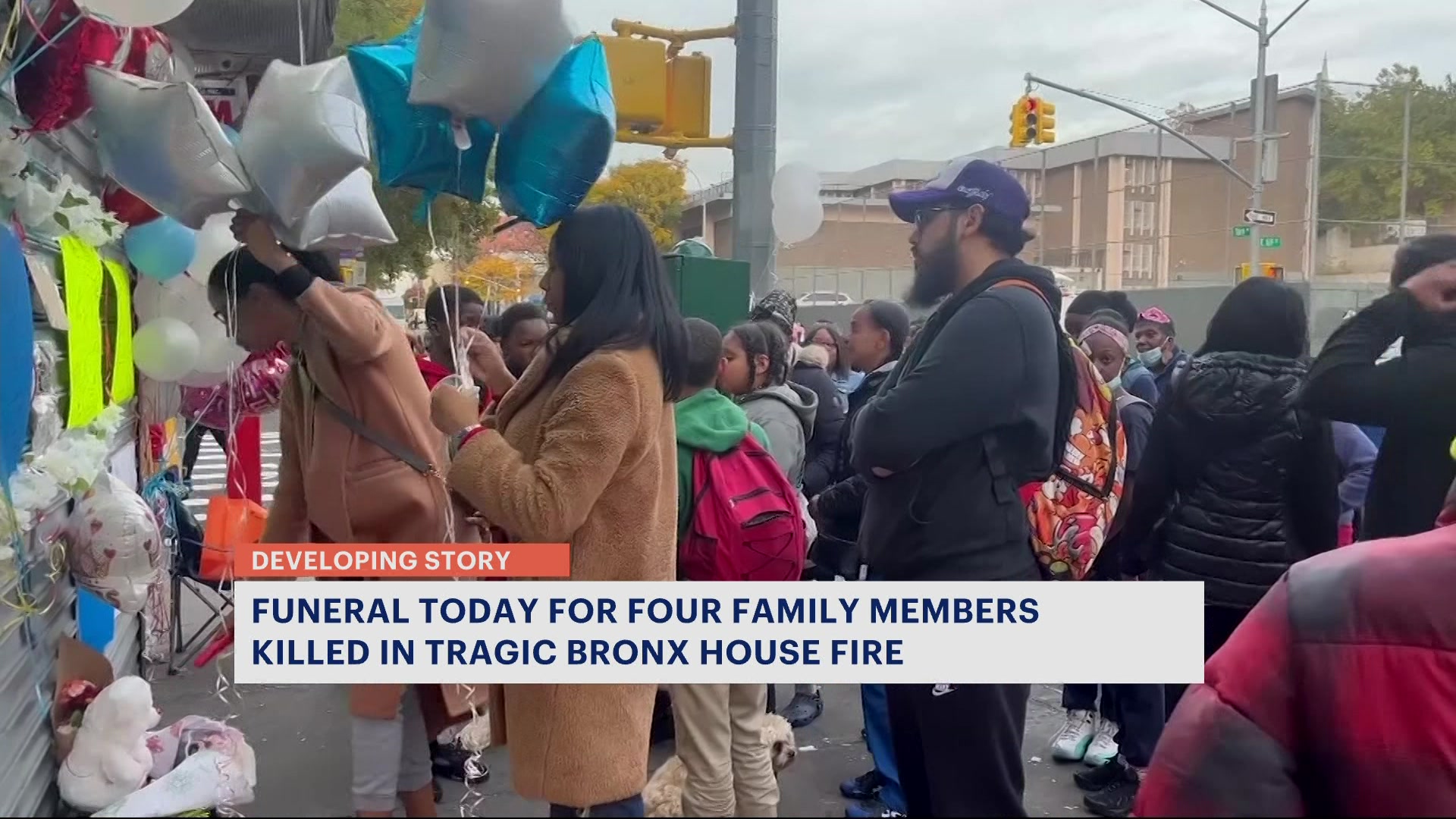 Funeral held for 4 victims of Bronx house fire
