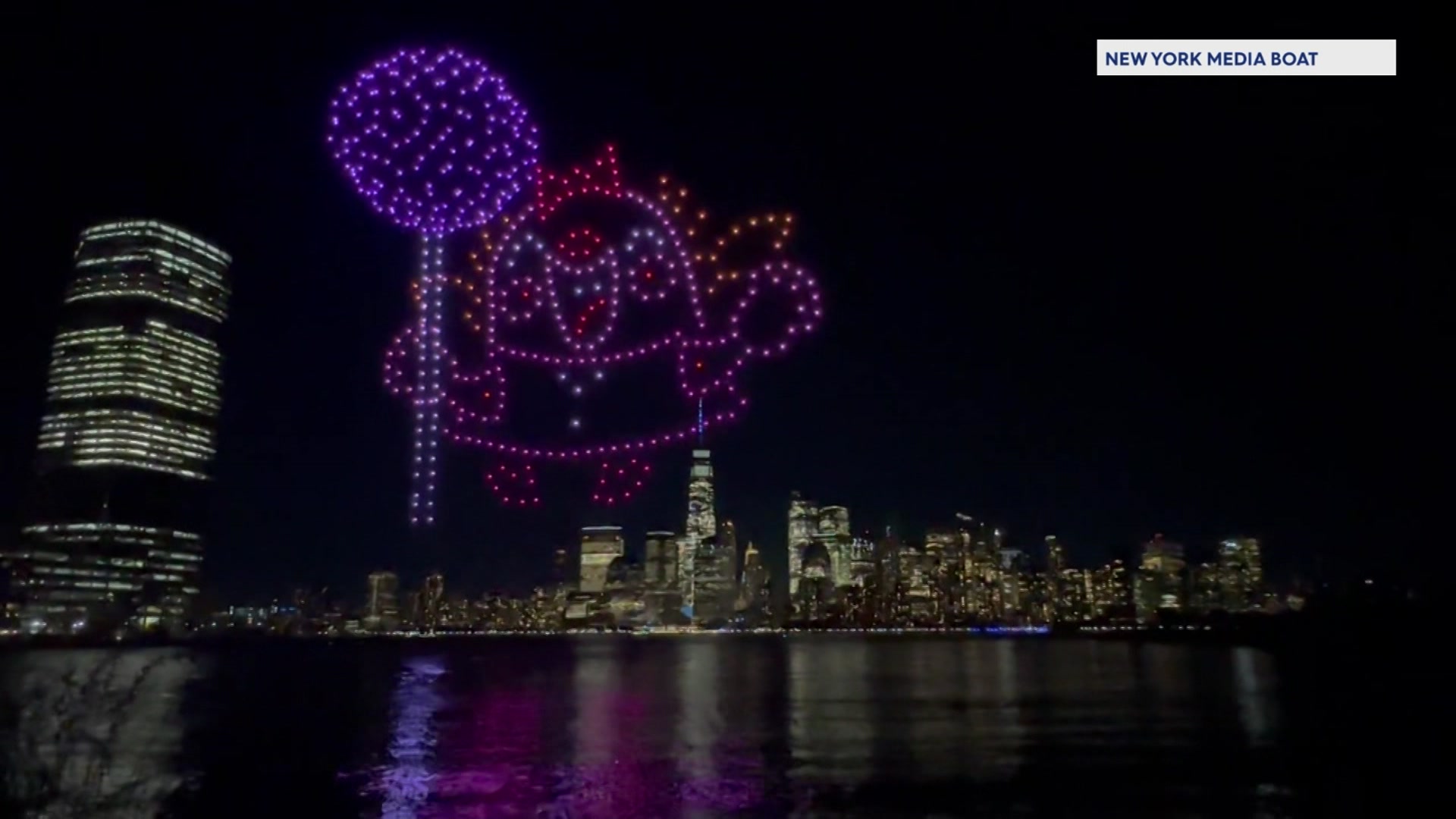 Dazzling drone display launches in Jersey City to celebrate 10 years of ...