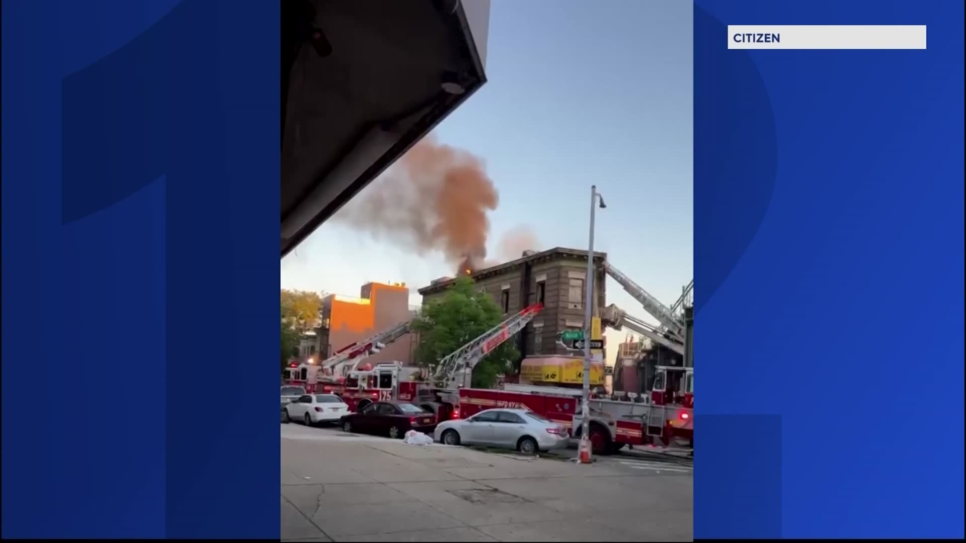 2-alarm fire burns 3-story building on Broadway in Bed-Stuy