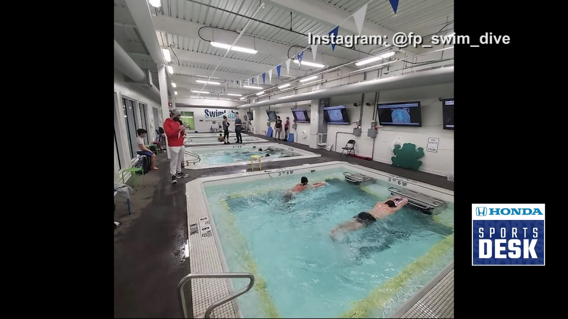 Fordham Prep swim team competes under COVID-19 guidelines