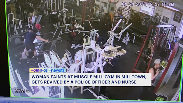 Nurse and police officer save woman who passed out at Muscle Mill gym ...