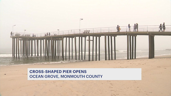 Cross-shaped pier opens in Ocean Grove