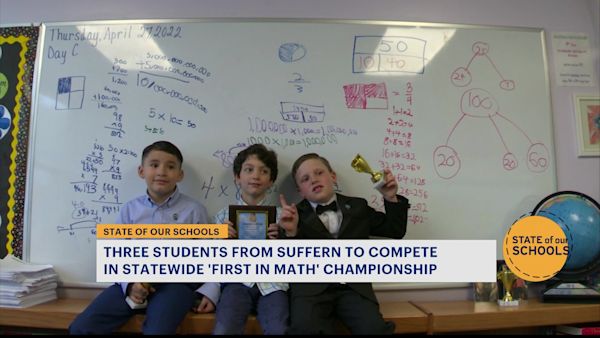 3 Suffern second graders to compete in state math championship