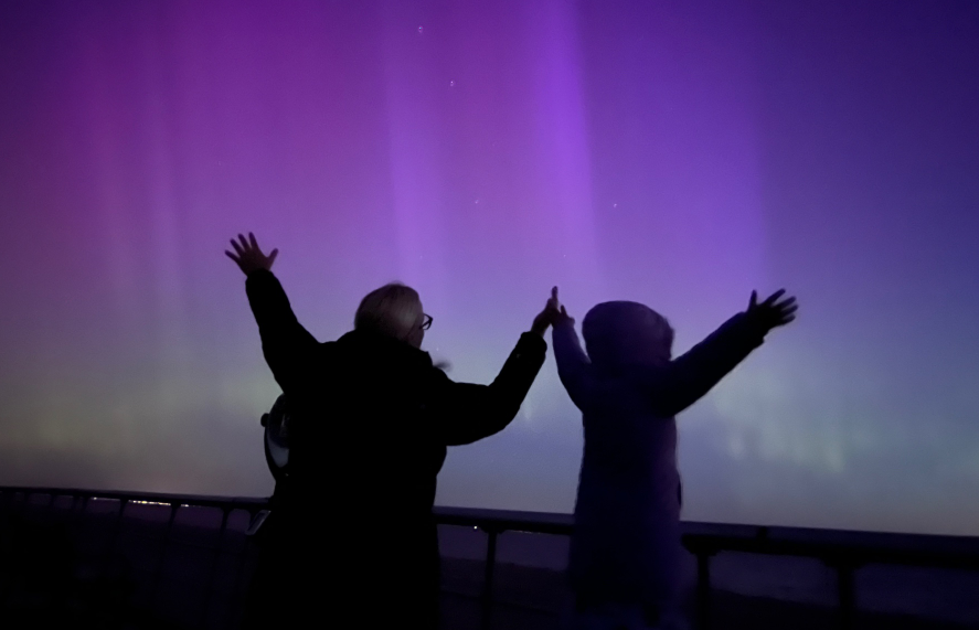Light show: Severe solar storm produces spectacular auroras across the ...