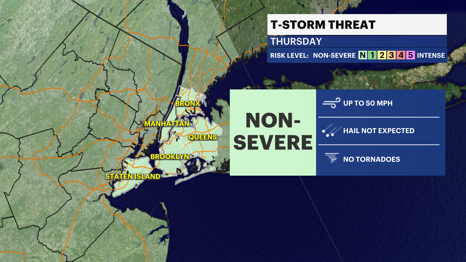 STORM WATCH: Gloomy and cool weather conditions with some rain for NYC ...