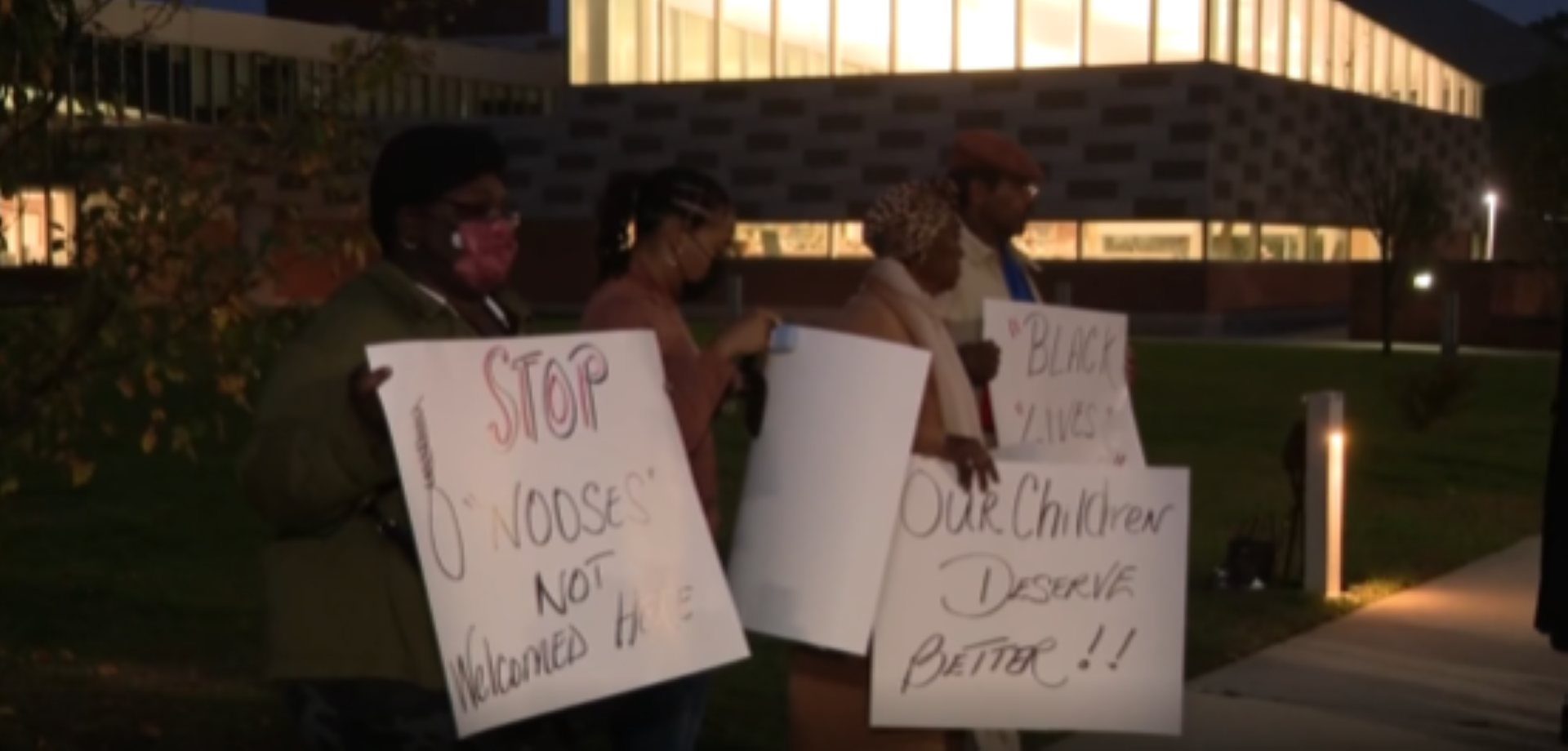 Protest held in Roosevelt over reinstatement of teacher accused of ... Protest held in Roosevelt over reinstatement of teacher accused of ...
