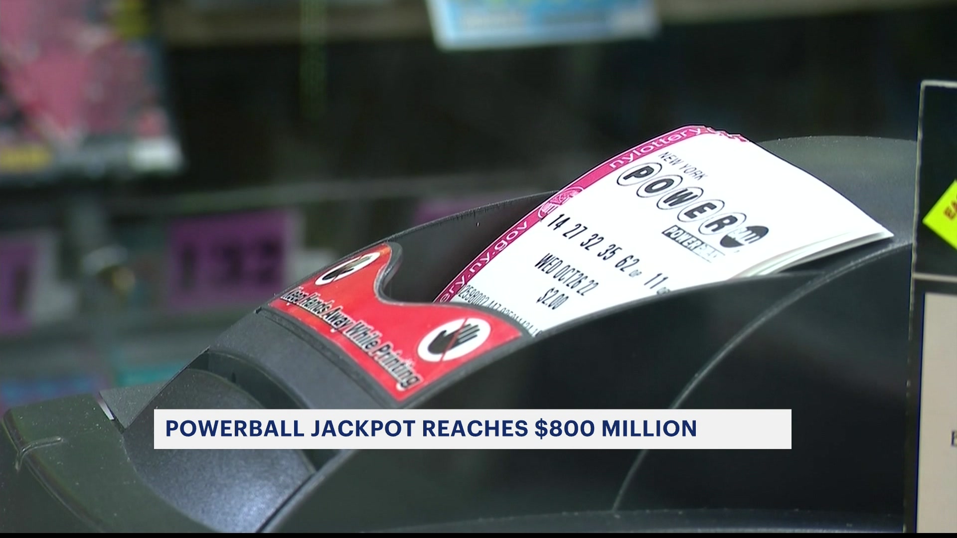 No One Hit Powerball Jackpot New Drawing An Estimated 800m