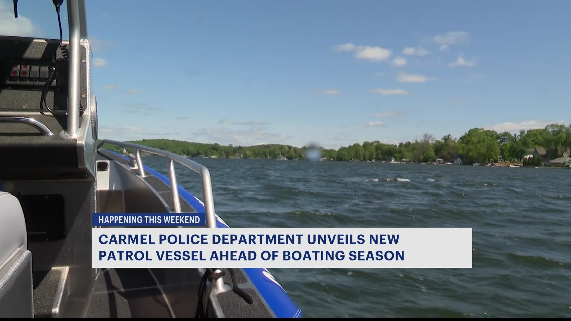 Carmel police officially christen department's new patrol boat ahead of ...