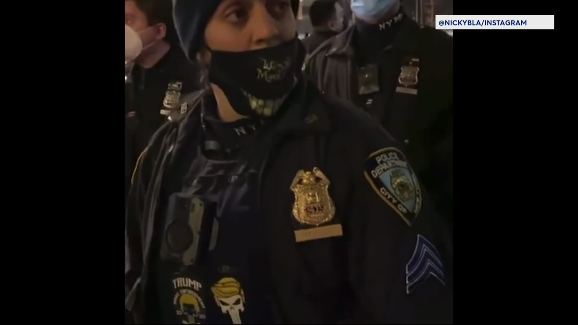 NYPD: Officer under disciplinary action for wearing Trump patch at ...