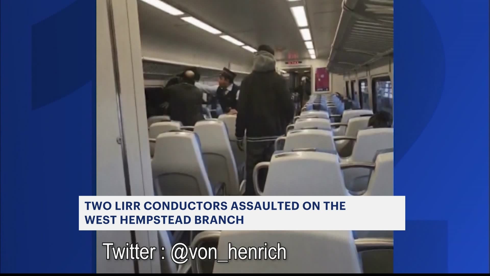VIDEO: Teen attacks LIRR conductor with ticket-issuing machine, police say