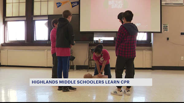 Middle schoolers learn CPR from White Plains Hospital