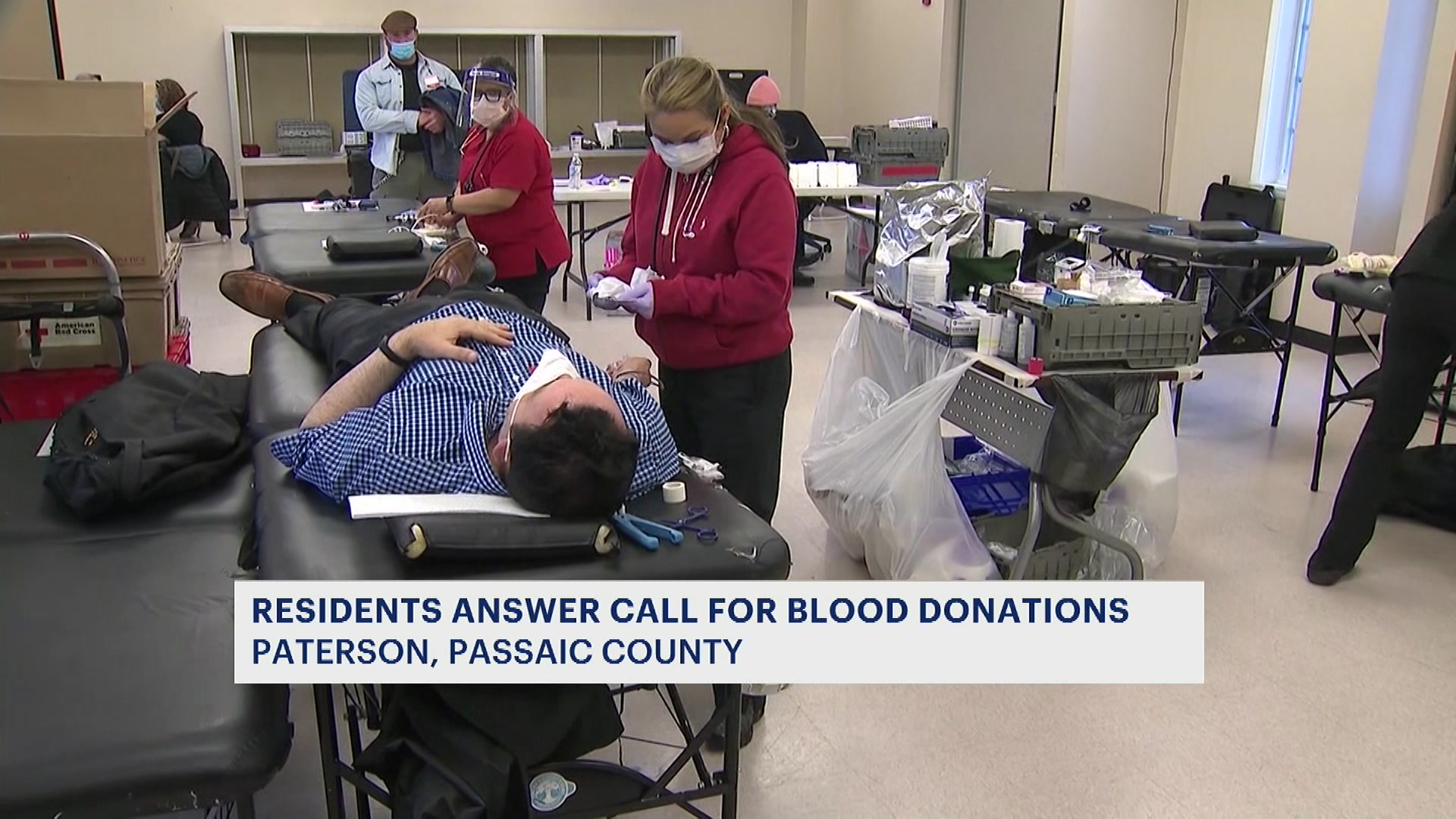 Paterson residents donate blood at firehouse amid national shortage