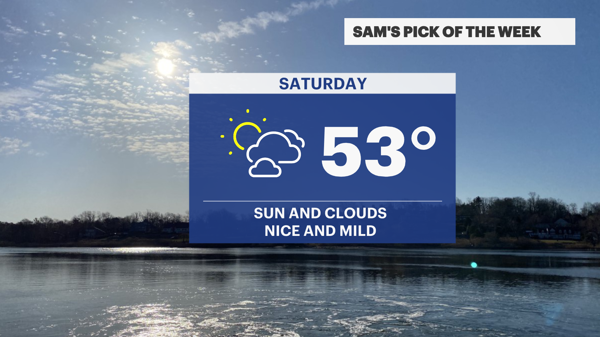 More sun with warming temperatures for the weekend