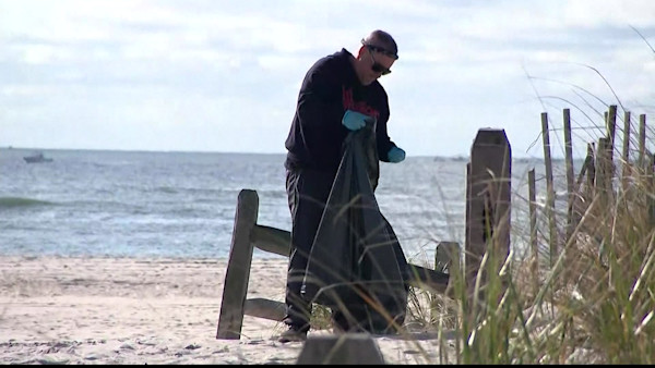 Long Beach cleanup commemorates anniversary of Superstorm Sandy