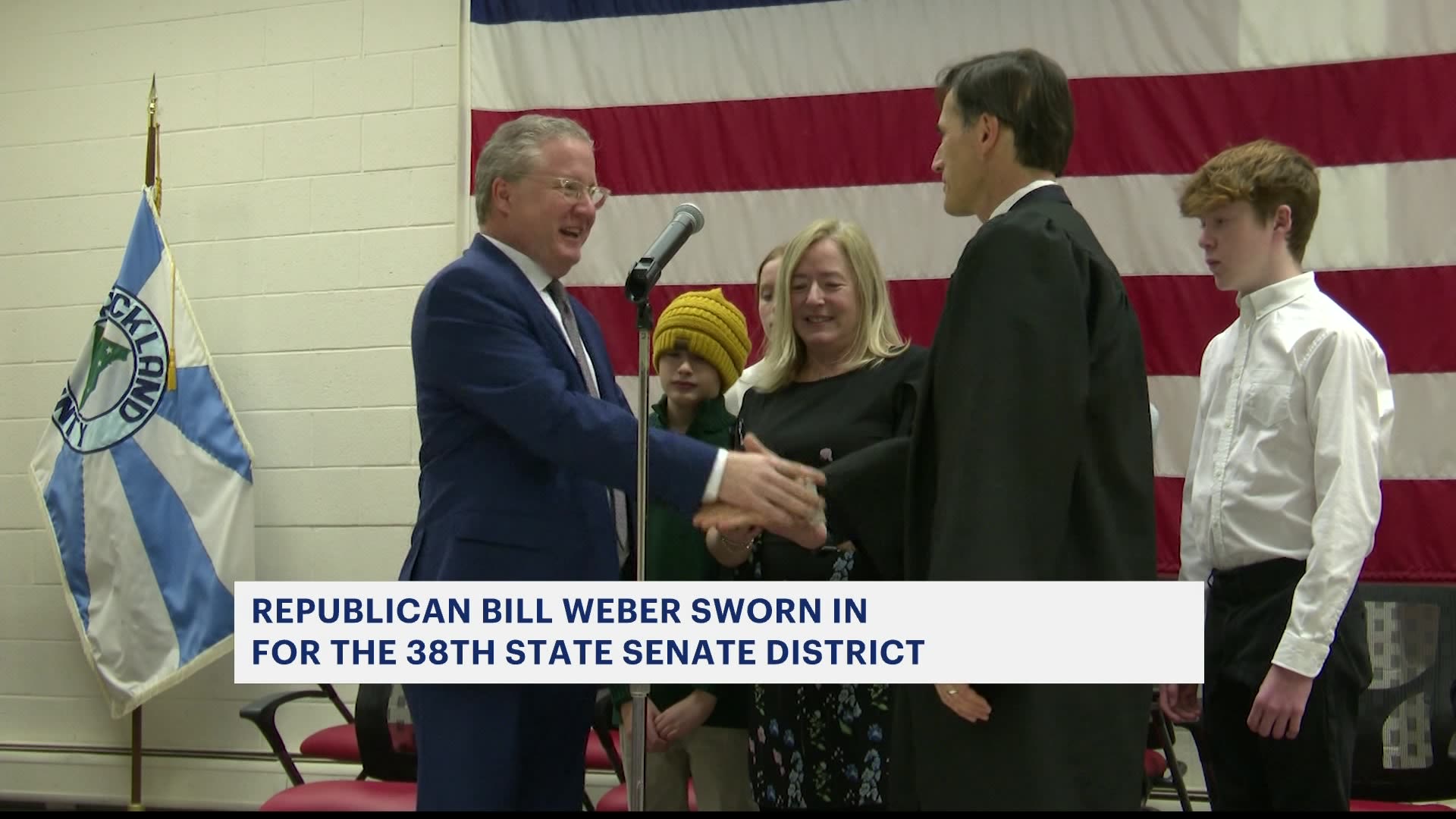 ‘The real work begins’ – Republican Bill Weber sworn in as state ...