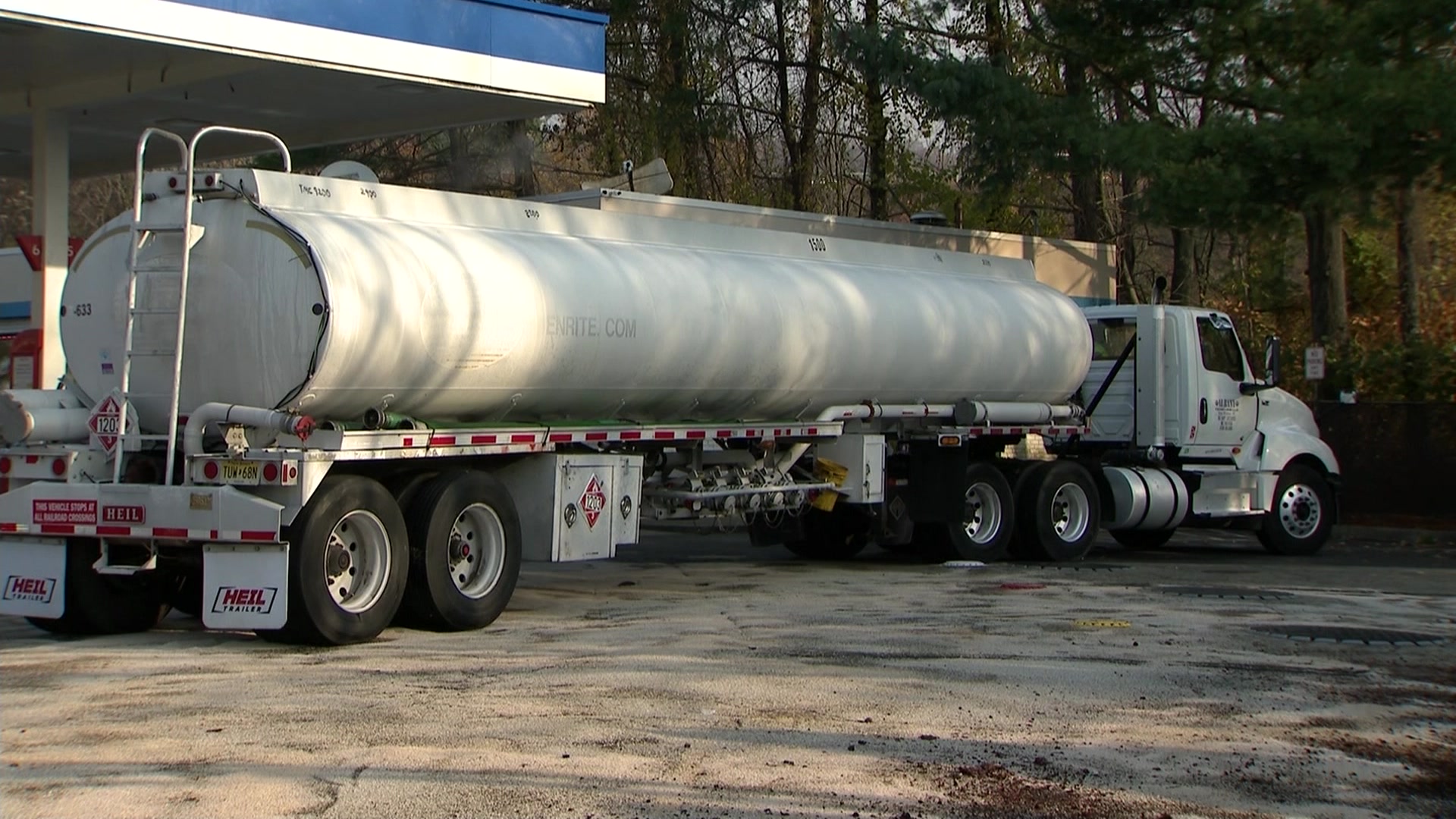 100 gallons of diesel fuel spills at gas station in West Nyack