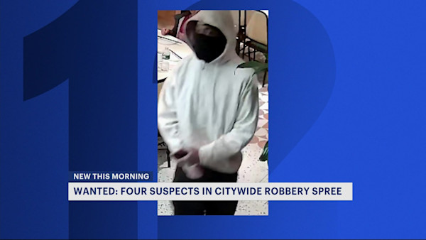 NYPD: 4 suspects wanted in citywide robbery spree