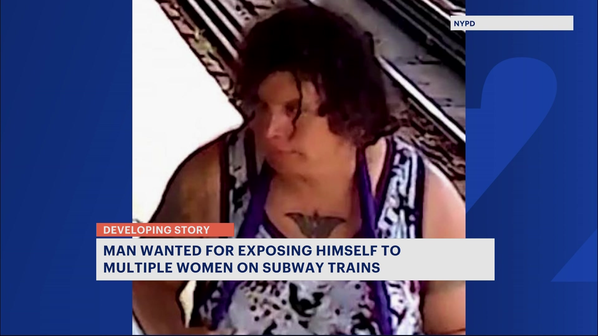 NYPD: Man wanted for exposing himself multiple times on Brooklyn train lines