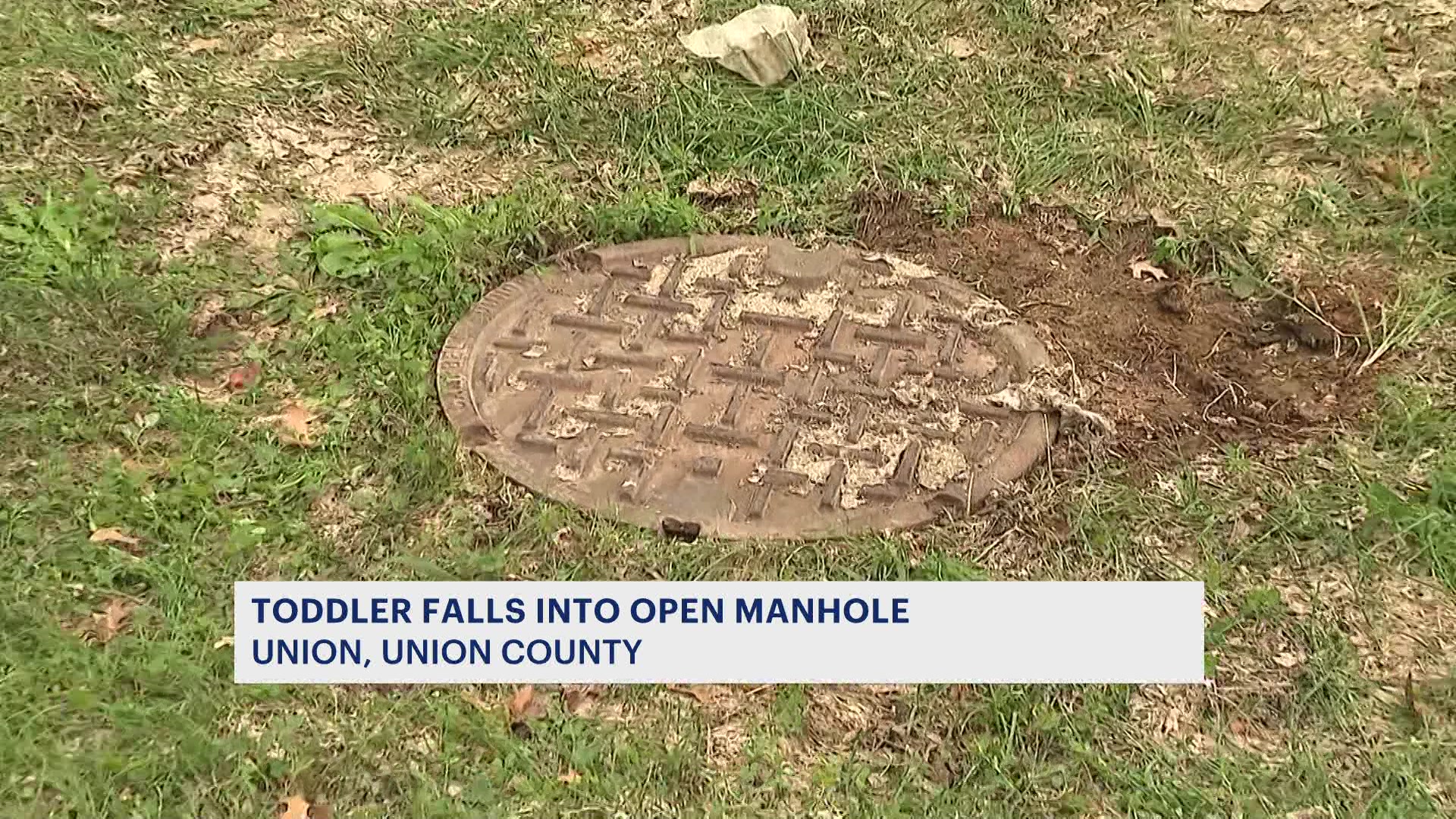 Mother makes daring rescue to save toddler who fell into open manhole