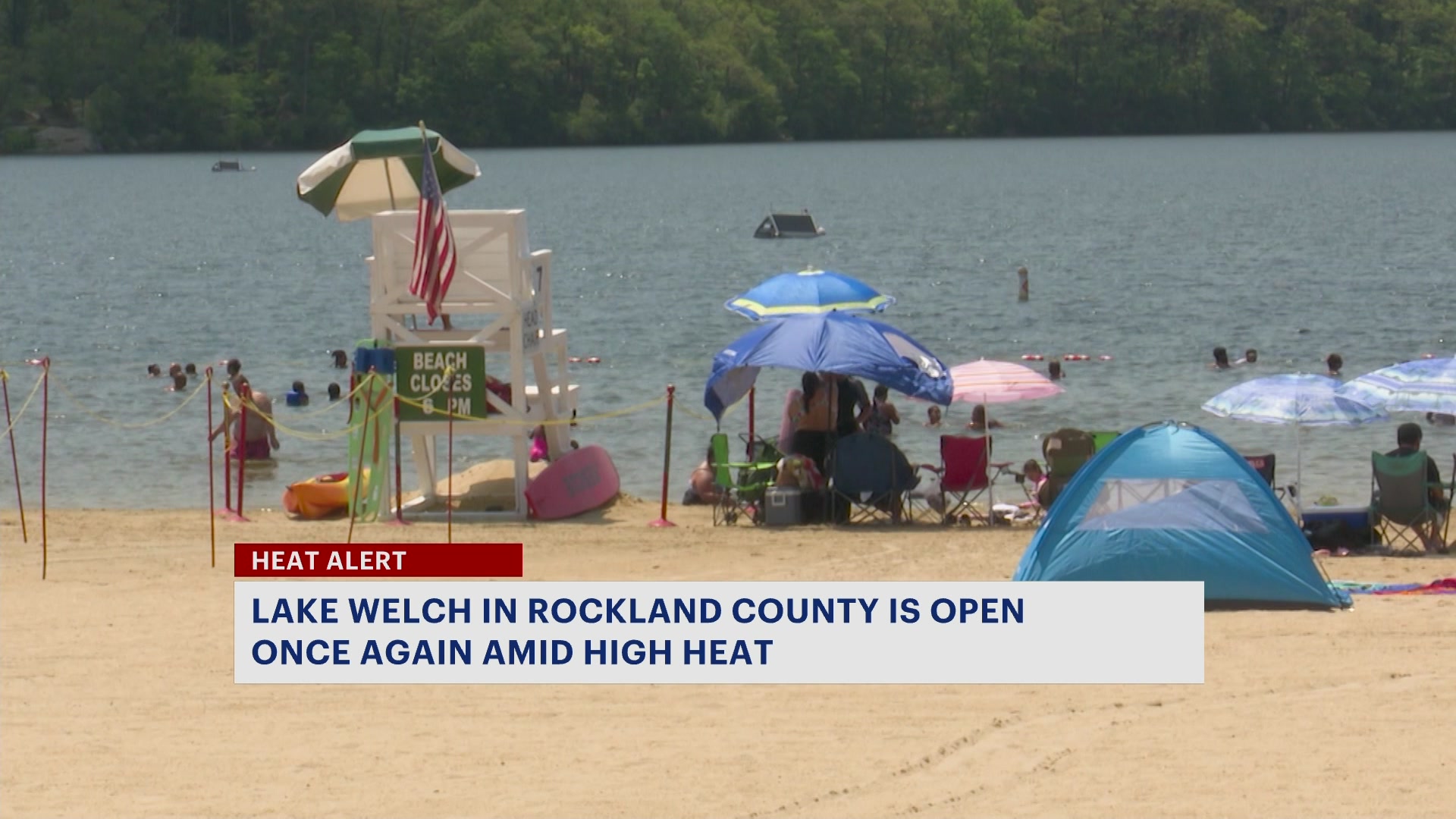 News 12 | Westchester | Lake Welsh At Harriman State Park Reopens To ...