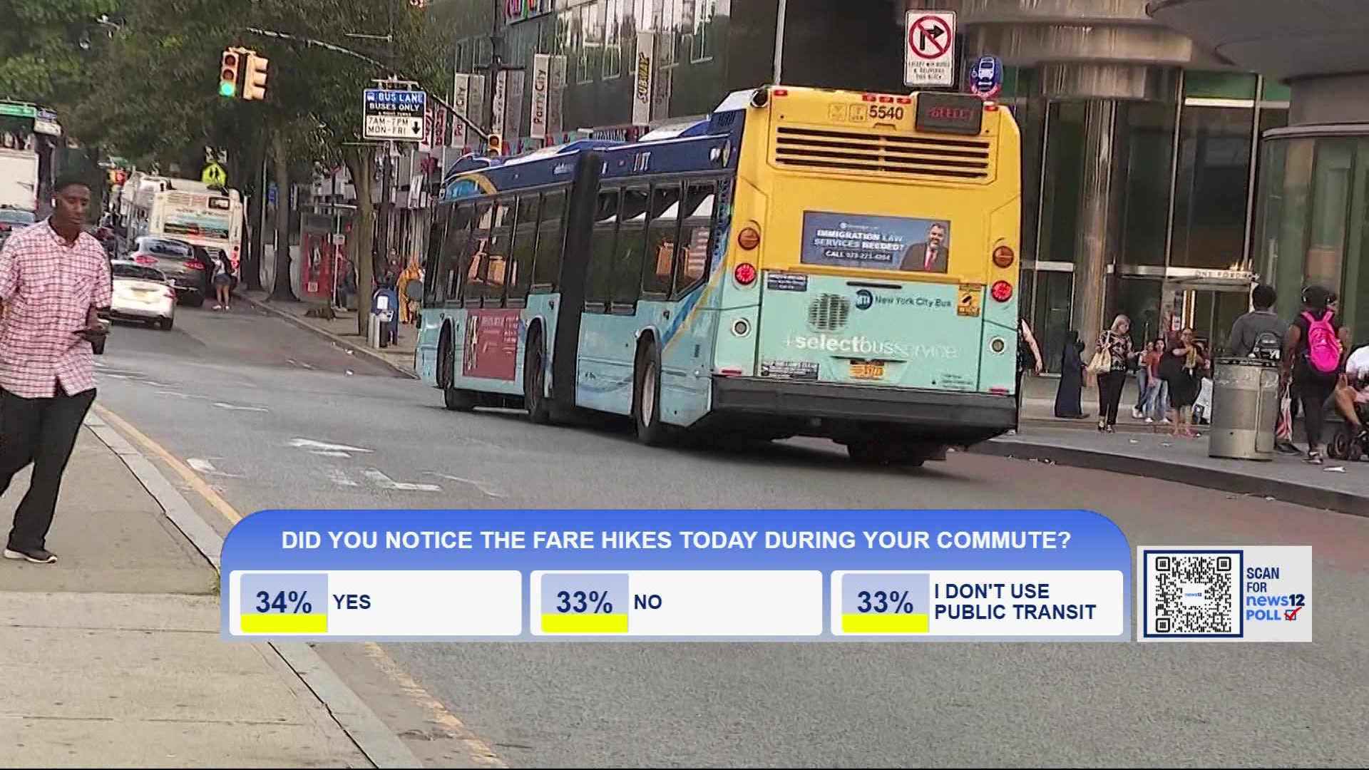 Commuters react to Increased MTA fare for buses and subways citywide