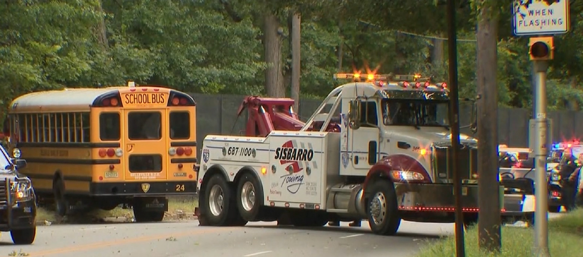 Police: School bus driver suffers medical emergency, veers off road and ...