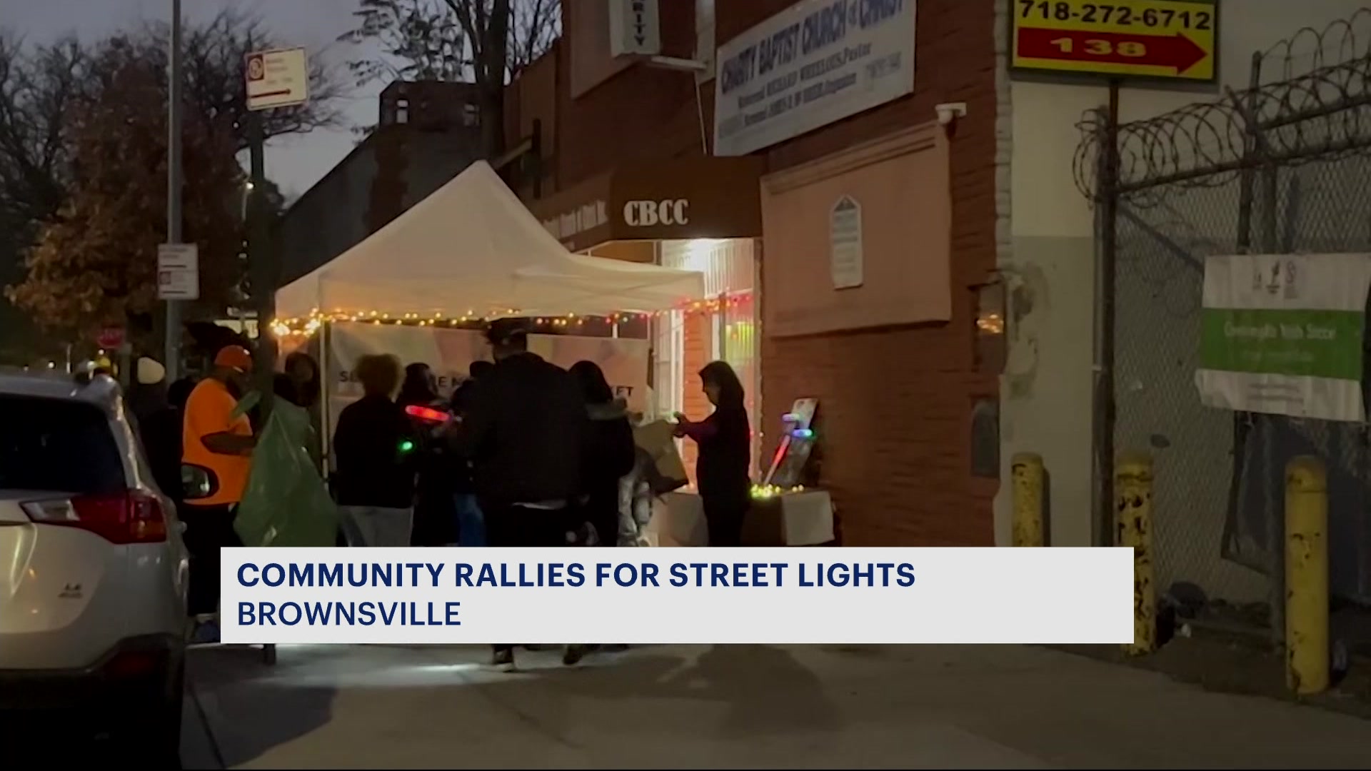 Brownsville residents rally for new streetlights to make streets safer Brownsville residents rally for new streetlights to make streets safer