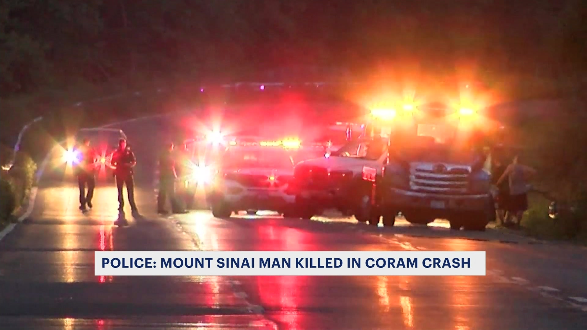 Police: 83-year-old man killed in Coram crash
