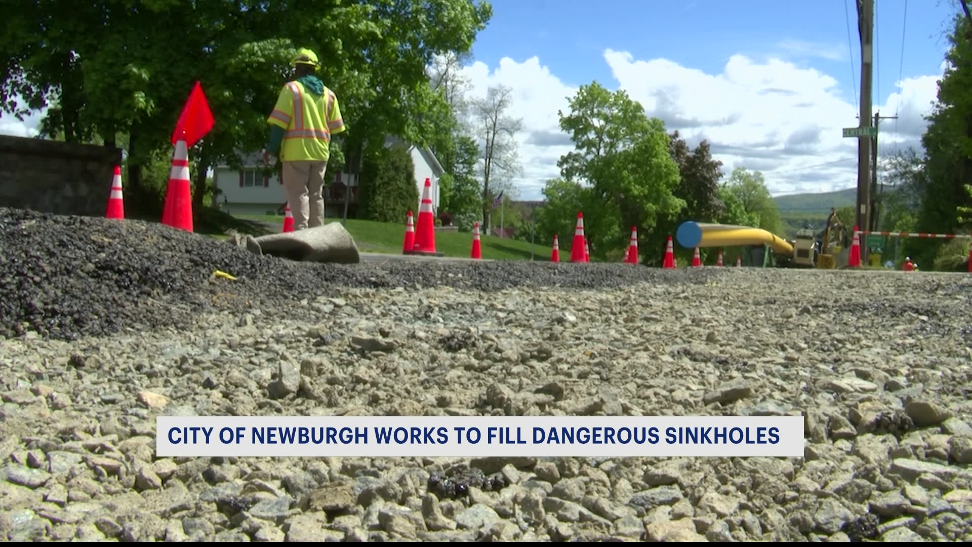 Newburgh works to fill sinkholes while repairing city's 100-year-old ...