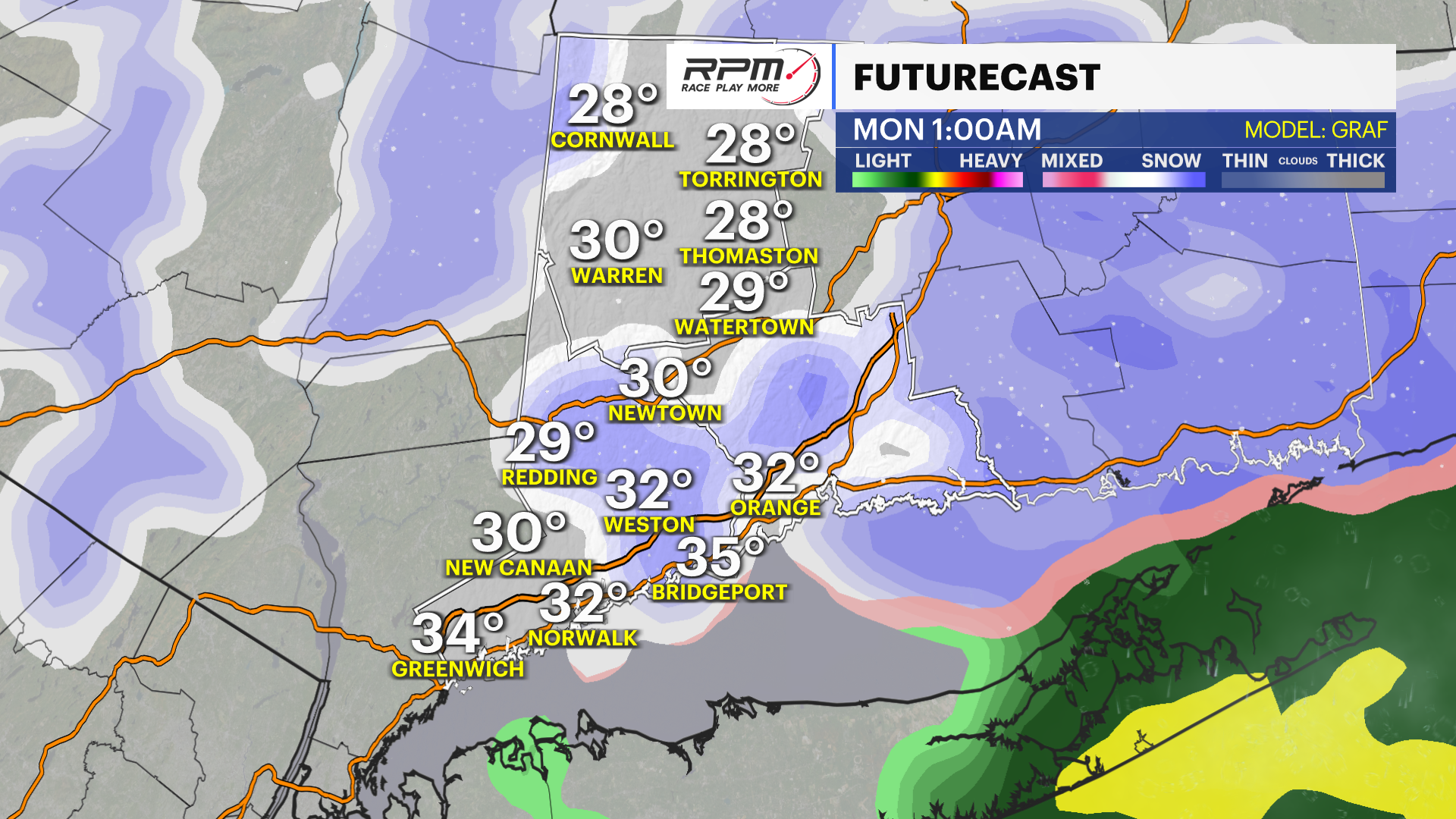 WEATHER TO WATCH: Wintry mix, slushy snow Sunday could accumulate to 1 ...