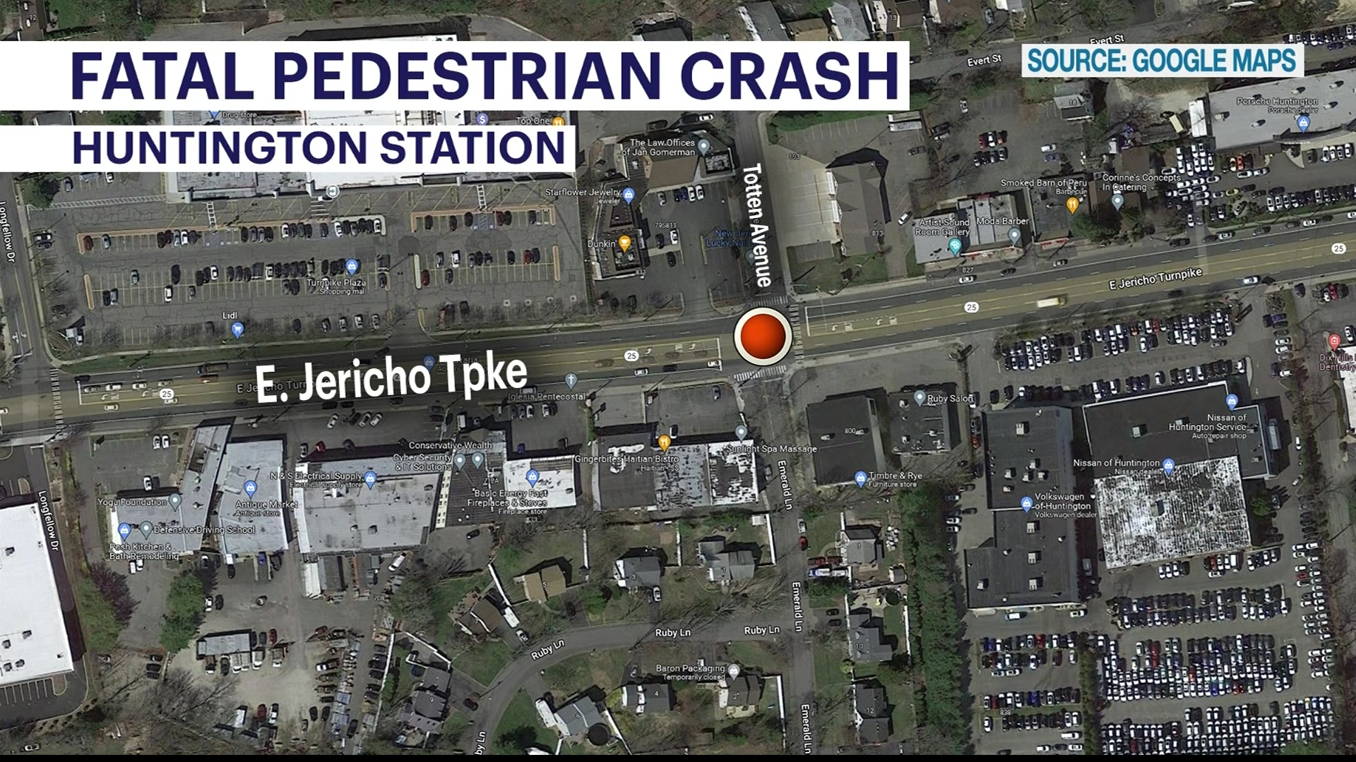 Police Man Dies After Getting Struck By 2 Cars In Huntington Station